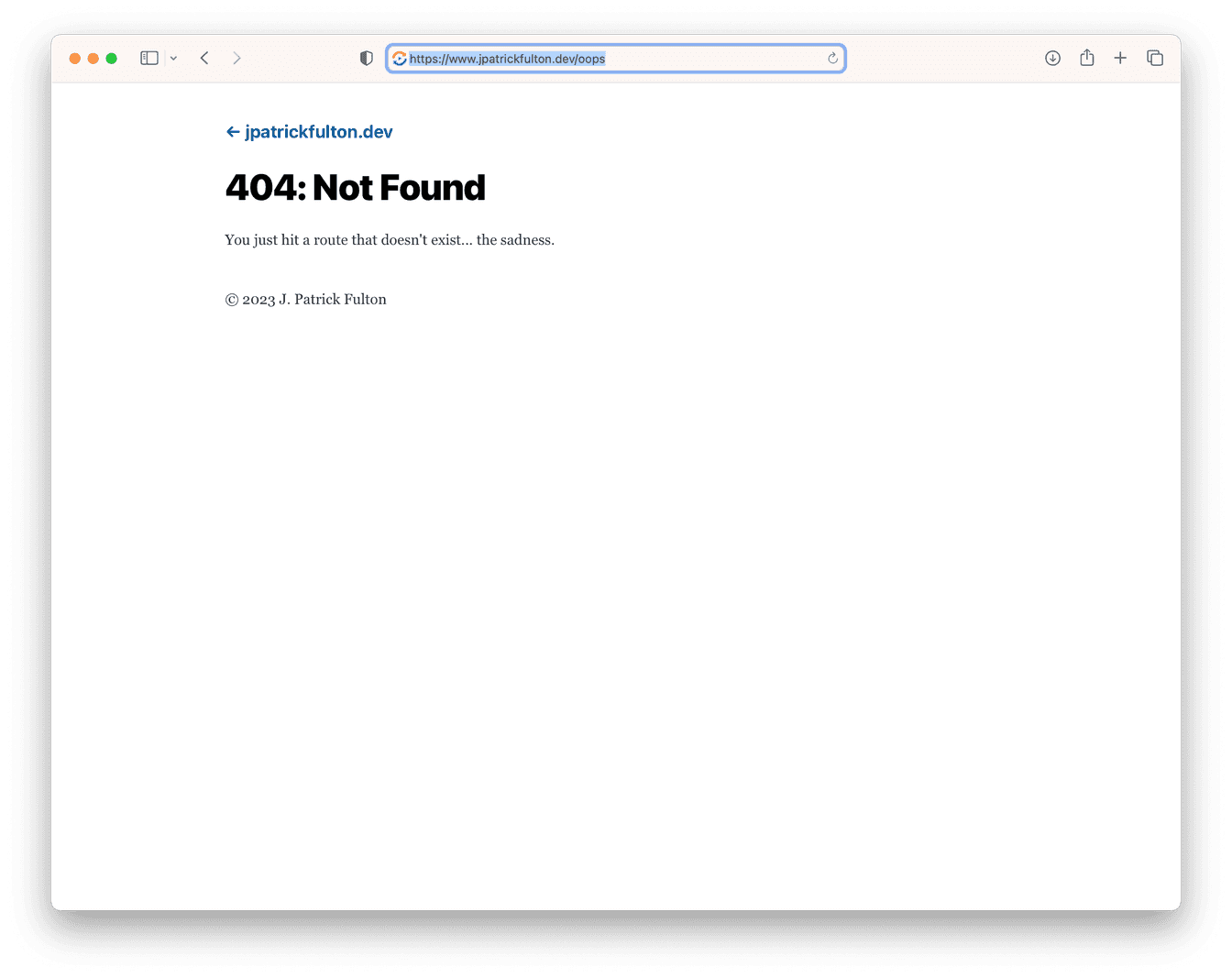 jpatrickfulton.dev